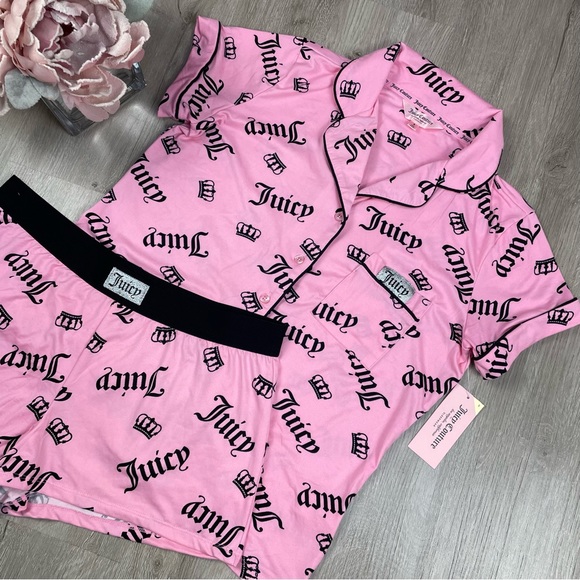 Juicy Couture | Intimates & Sleepwear | Nwt Juicy Couture Pink Crown ...
